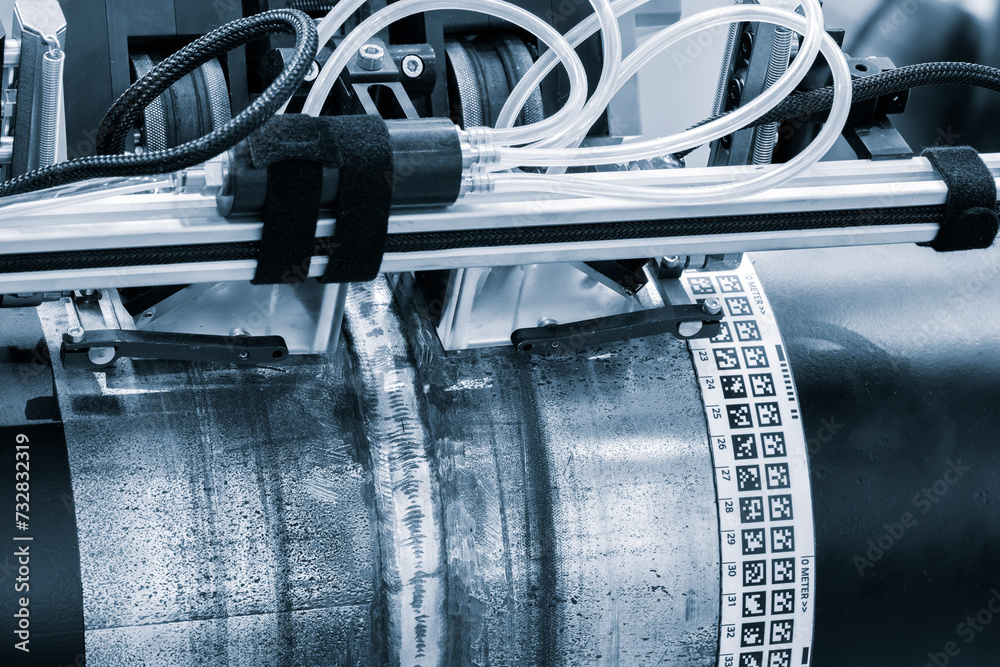 Foto de Ultrasonic and X-ray industrial equipment for testing the ...