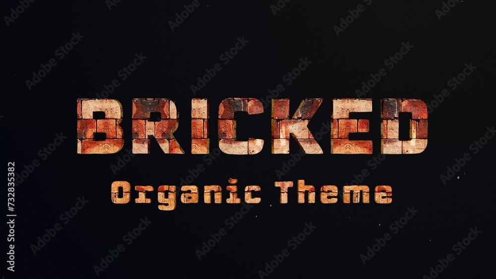 Bricked Titles Cinematic Trailer - Rustic Brick and Masonry Tiled 3D ...
