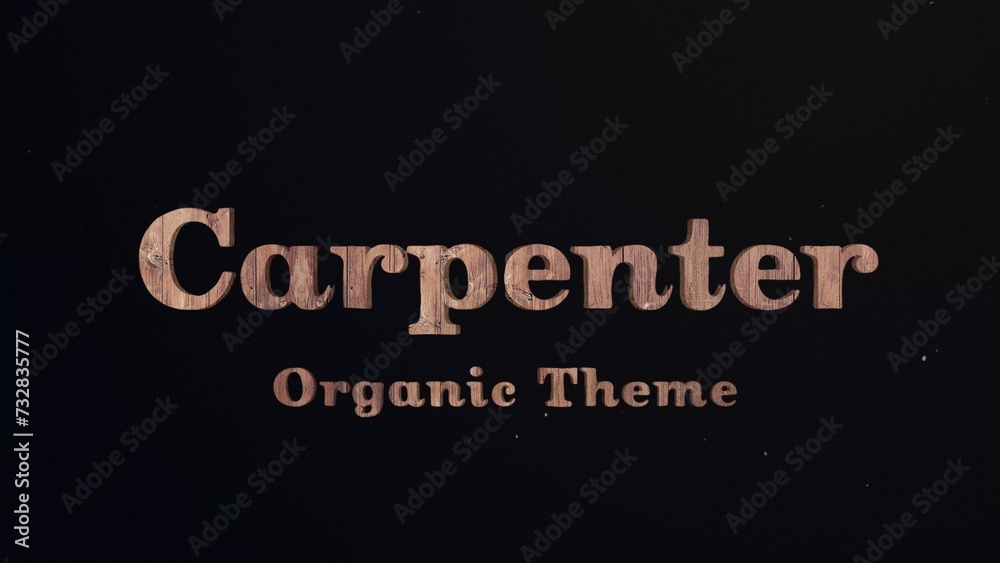 Carpenter Titles Cinematic Trailer - Elegant Artistic Rustic Woodwork ...