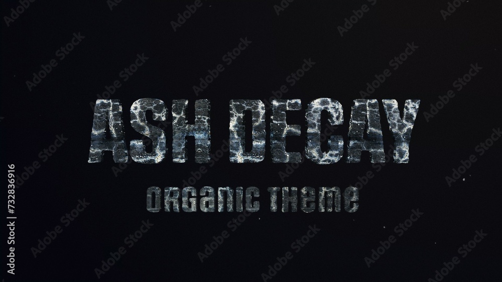 Decay Titles Cinematic Trailer - Post-Apocalyptic decomposing Ash 3D ...
