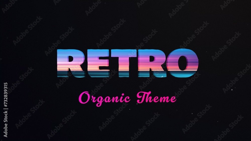 Retro Titles Cinematic Trailer - Vintage and 80S Style Nostalgic 3D ...