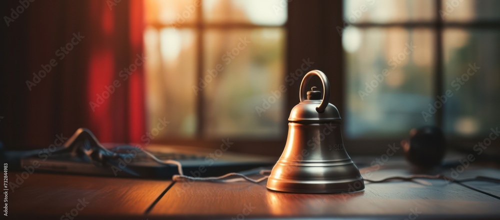 Vintage Metal Bell Hanging in an Ancient Indian Temple: Symbol of ...