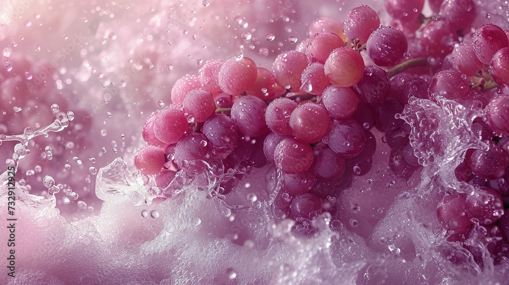 Fresh grape in water splash, grape with water splash isolated Stock ...