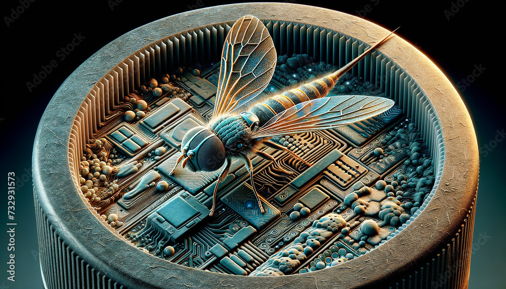 Microscopic Marvels: Captivating Scanning Electron Microscopy Art Stock ...