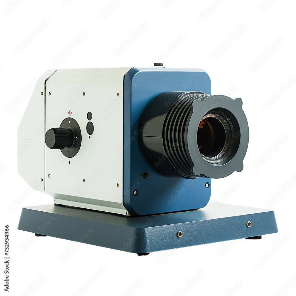 Infrared spectrometer, transparent background, isolated image ...