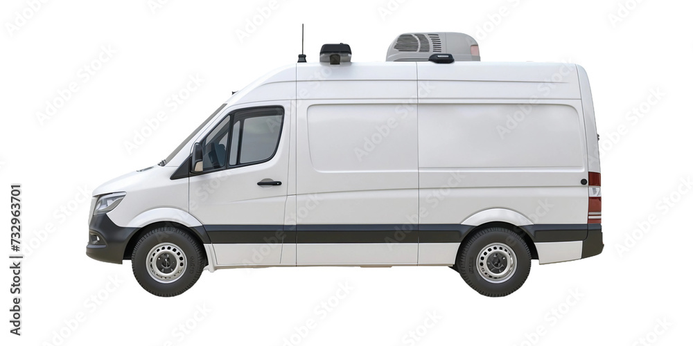 Surveillance Van, transparent background, isolated image, generative AI ...