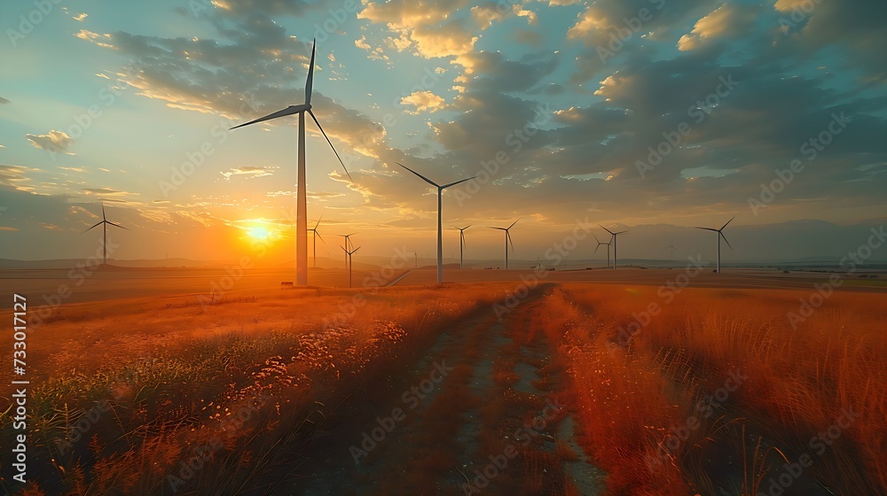 Wind energy: Sustainable, green energy from wind, sun and water. Wind ...