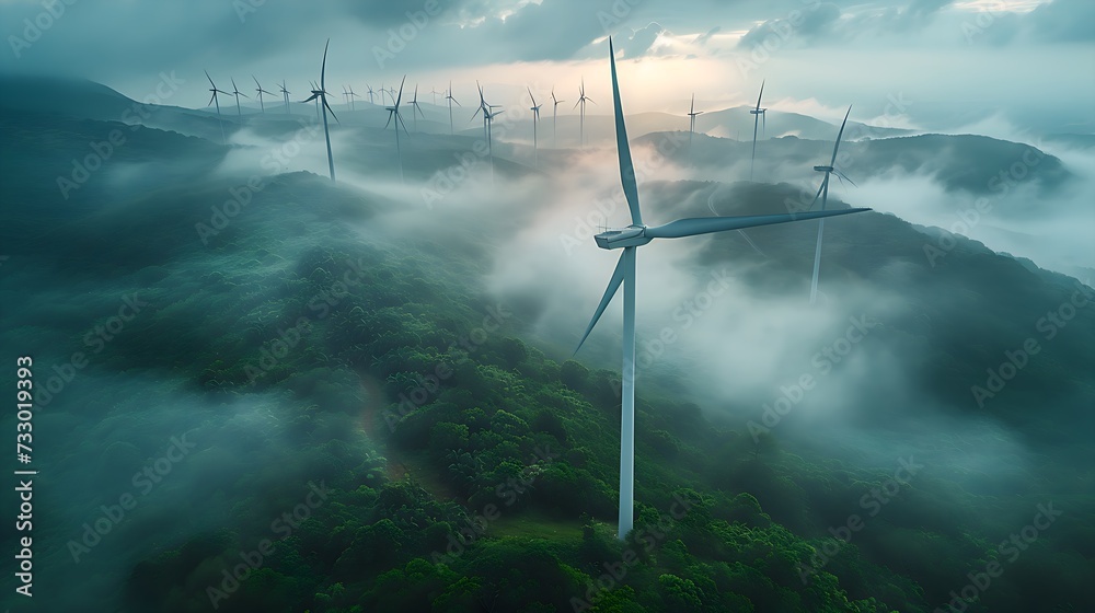 Wind energy: Sustainable, green energy from wind, sun and water. Wind ...