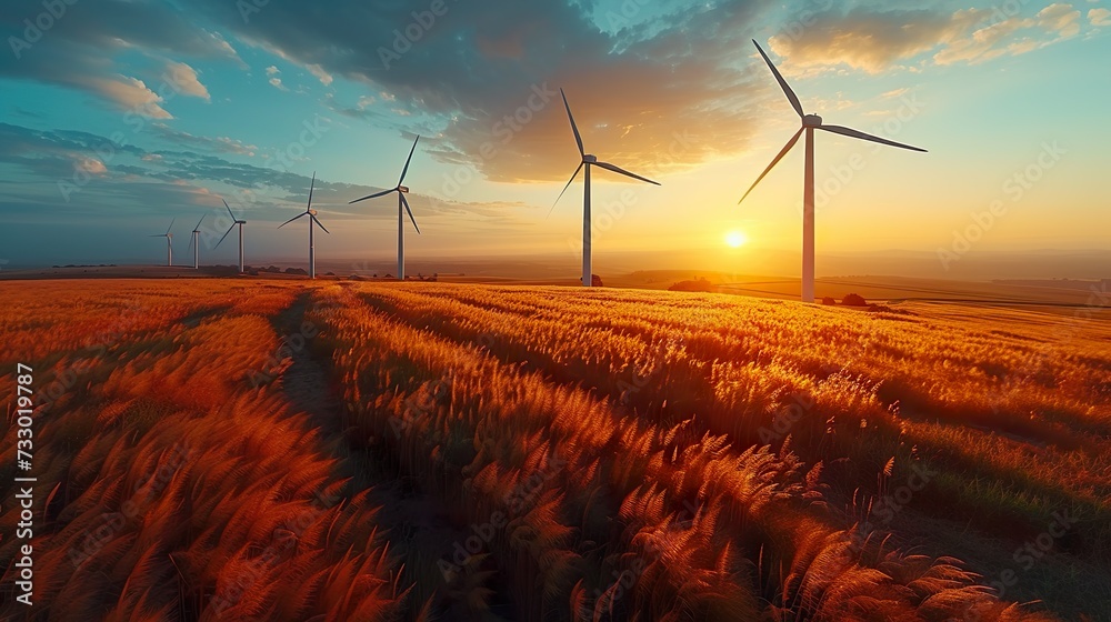 Wind energy: Sustainable, green energy from wind, sun and water. Wind ...