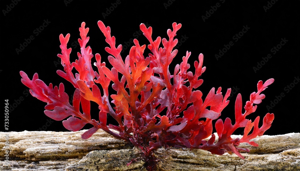 plocamium cartilagineum red algae isolated transparent png red seaweed ...