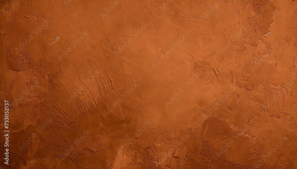 saturated dark orange brown colored low contrast concrete textured ...