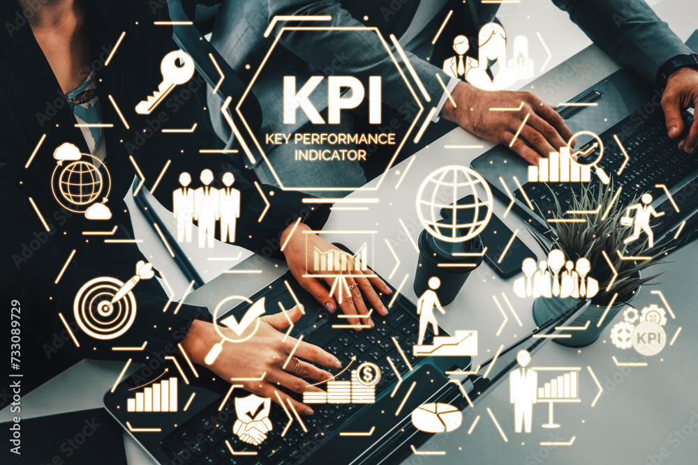 KPI Key Performance Indicator for Business Concept - Modern graphic ...