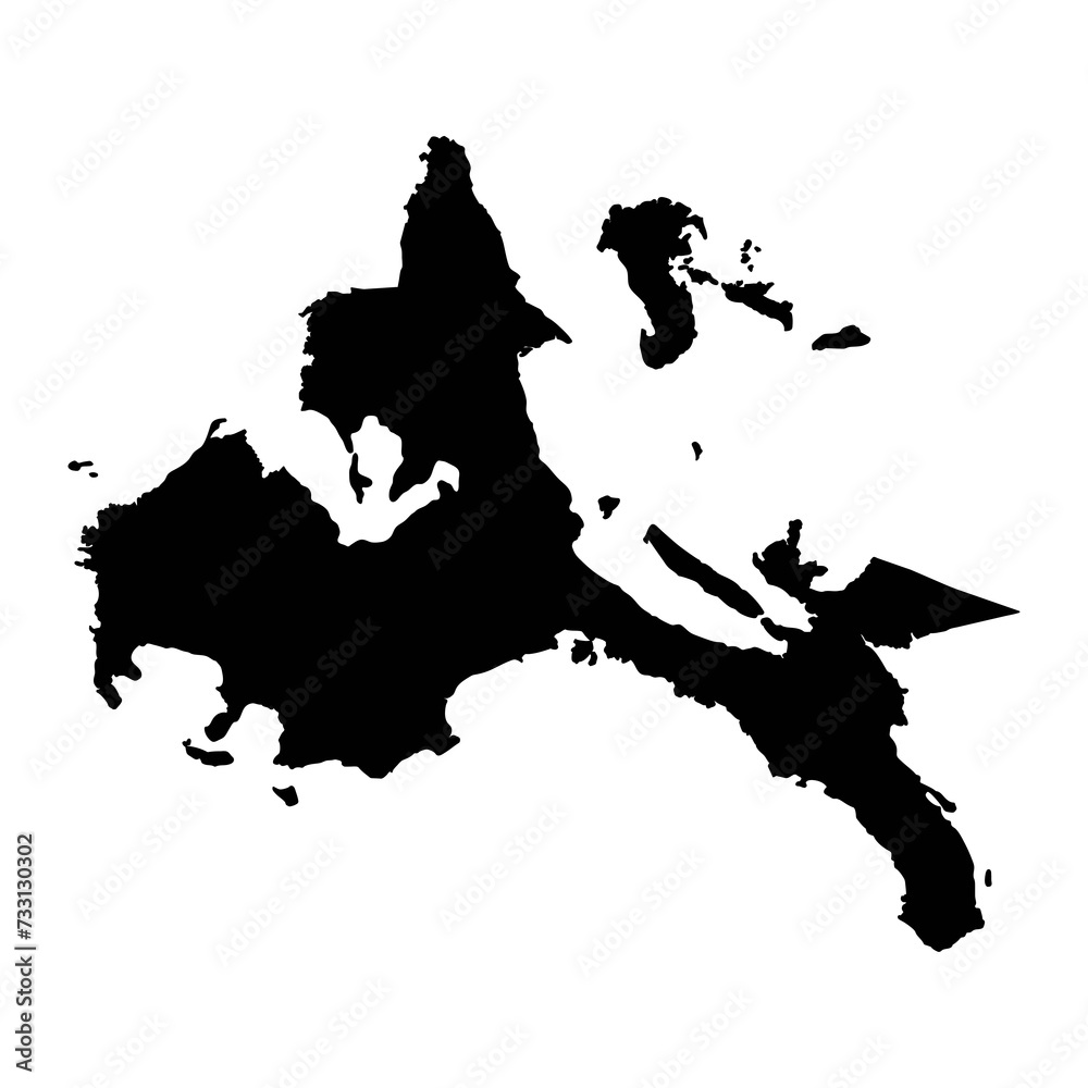 Calabarzon Region map, administrative division of Philippines. Vector ...
