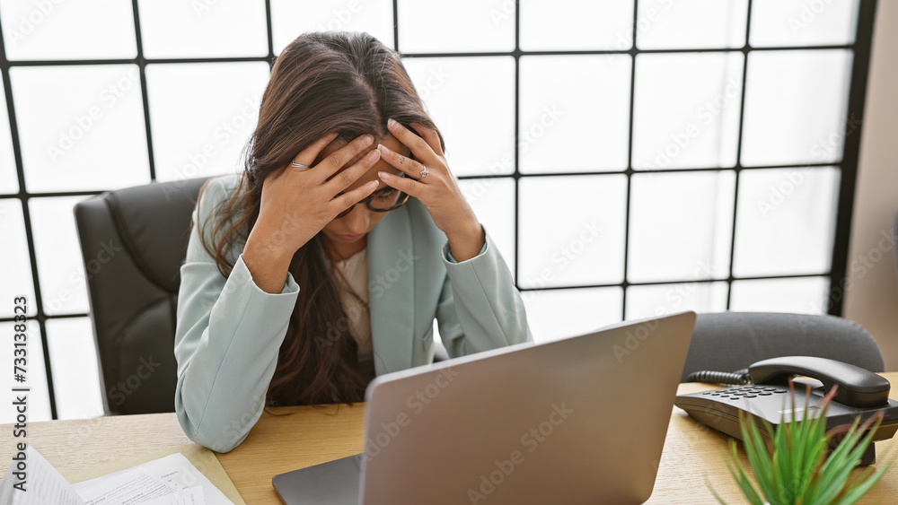 Overworked and stressed, the plight of a young, beautiful hispanic ...