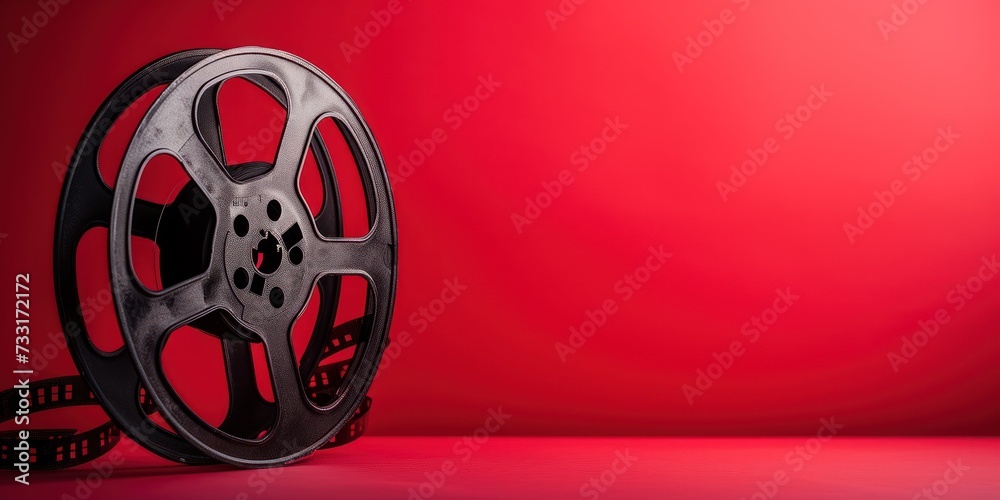 Film Reel Desktop Background Vintage Film Background Wooden Texture