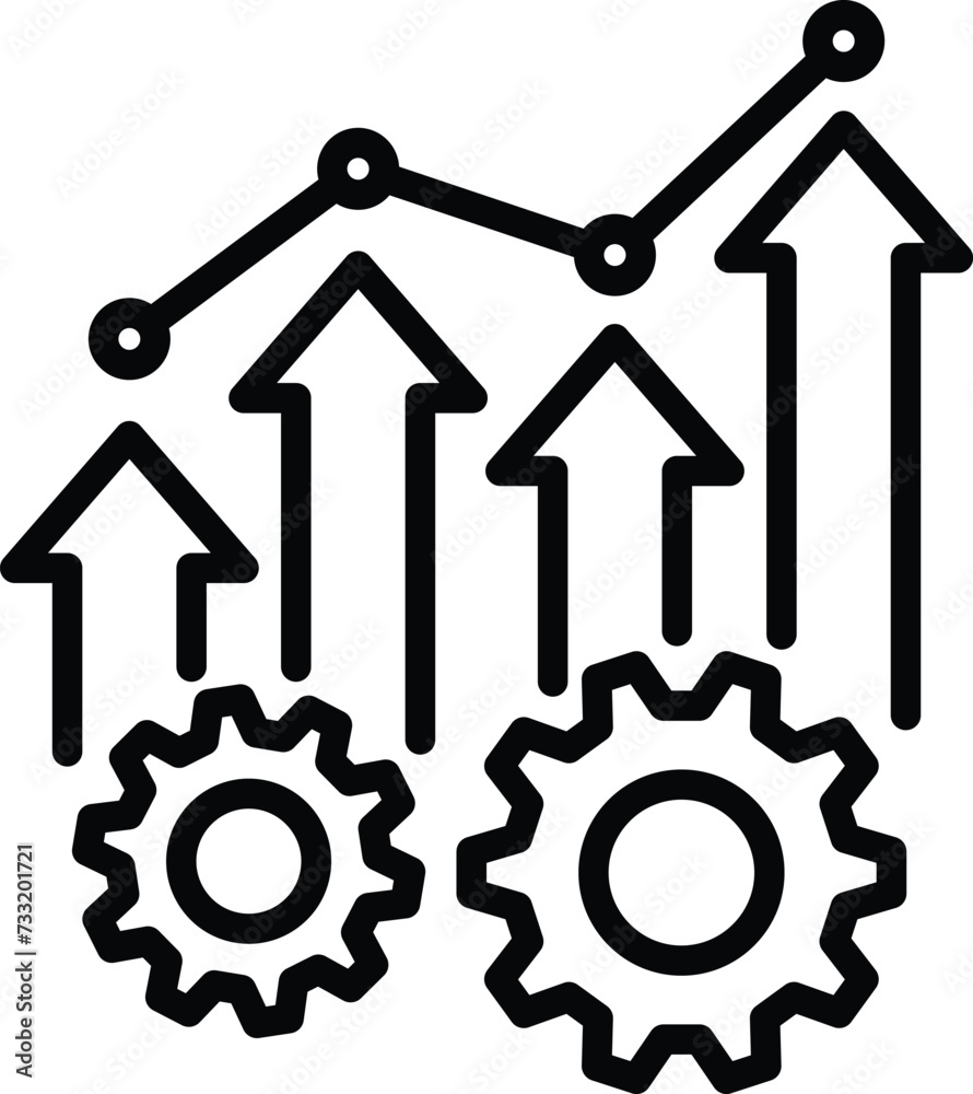 improve icon six sigma vector DMAIC sign Stock Vector | Adobe Stock