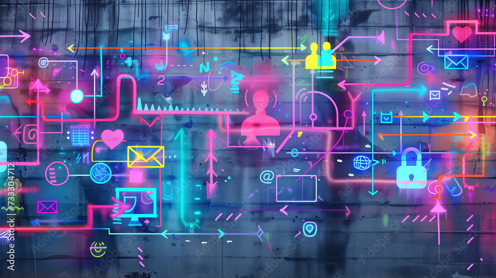 An Infographic Blending Traditional And Modern Data Visualization Techniques With Hand Drawn