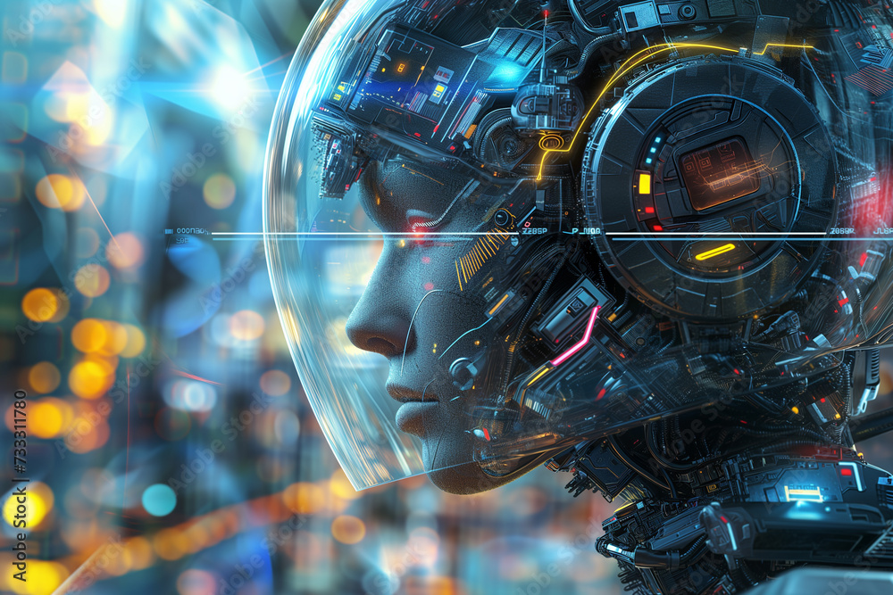 Cyborg, Robot, Android, Sci-fi, Future scenario, Futuristic, AI ...