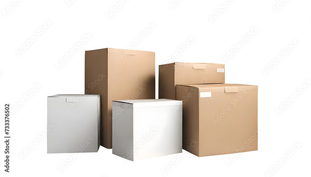 Packaging boxes png, cardboard boxes png, parcel package png, shipment ...