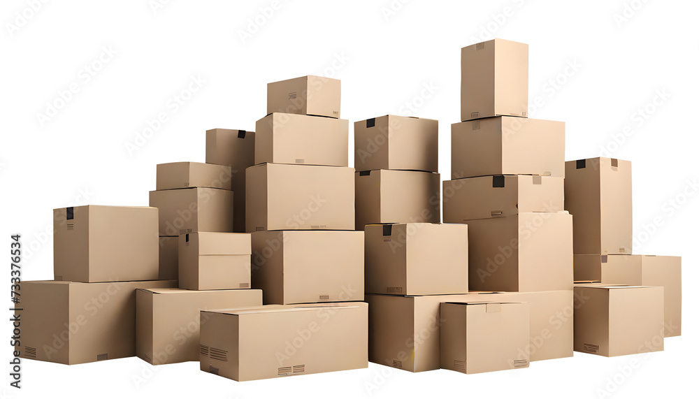 Packaging boxes png, cardboard boxes png, parcel package png, shipment ...
