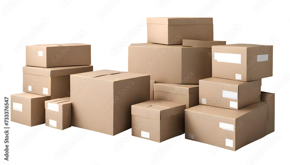 Packaging boxes png, cardboard boxes png, parcel package png, shipment ...
