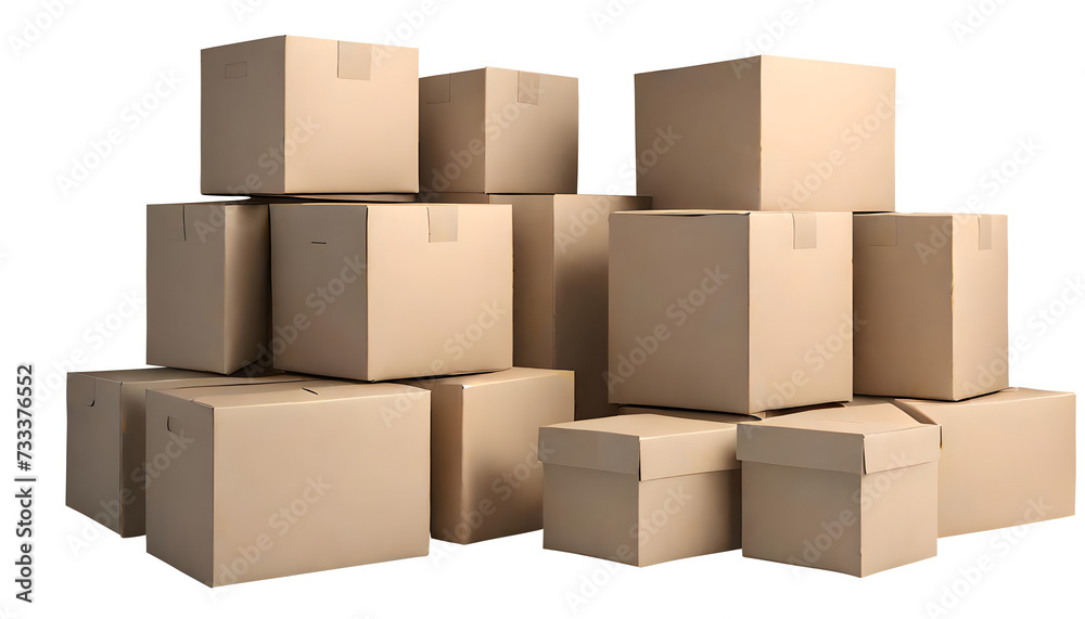 Packaging boxes png, cardboard boxes png, parcel package png, shipment ...