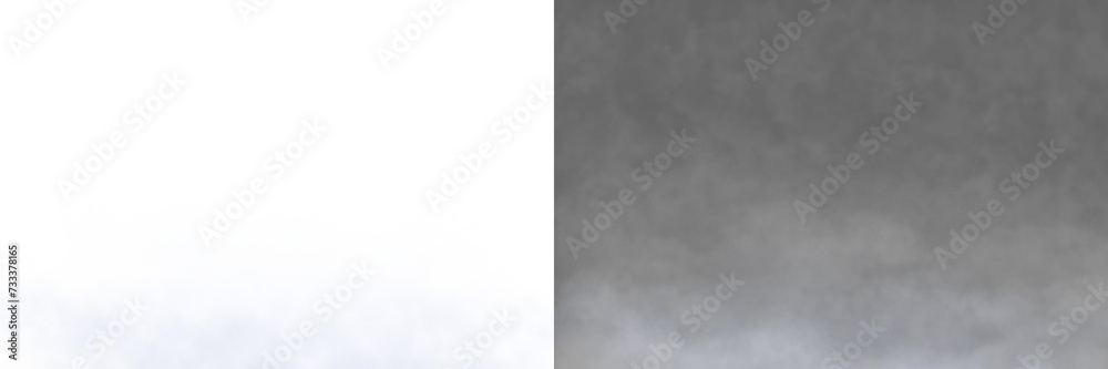 White color fog png. Fog isolated on transparent background. Fog cloud ...