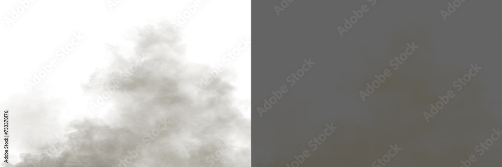 White color fog png. Fog isolated on transparent background. Fog cloud ...