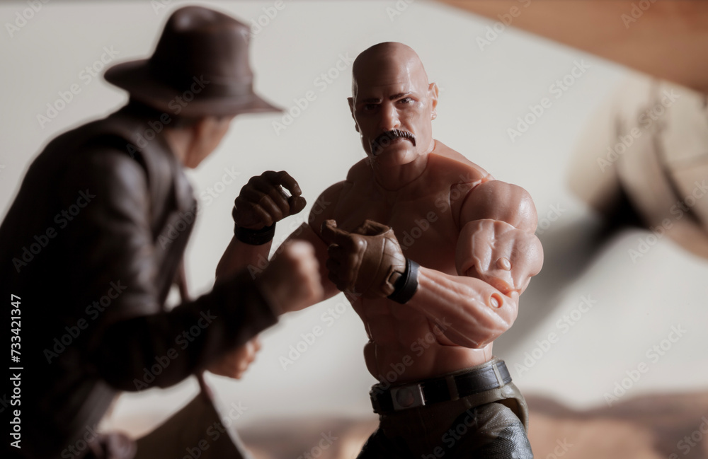 NEW YORK USA, FEB 25 2024: scene from Raiders of the Lost Ark, Indiana ...