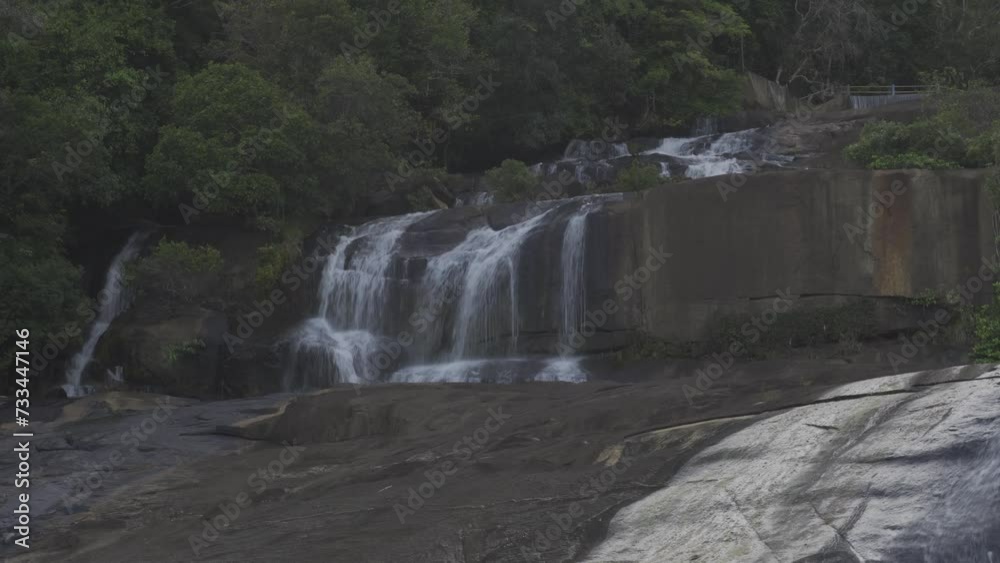 Temburun waterfall in Tarempa, Anambas Islands, Riau Archipelago ...