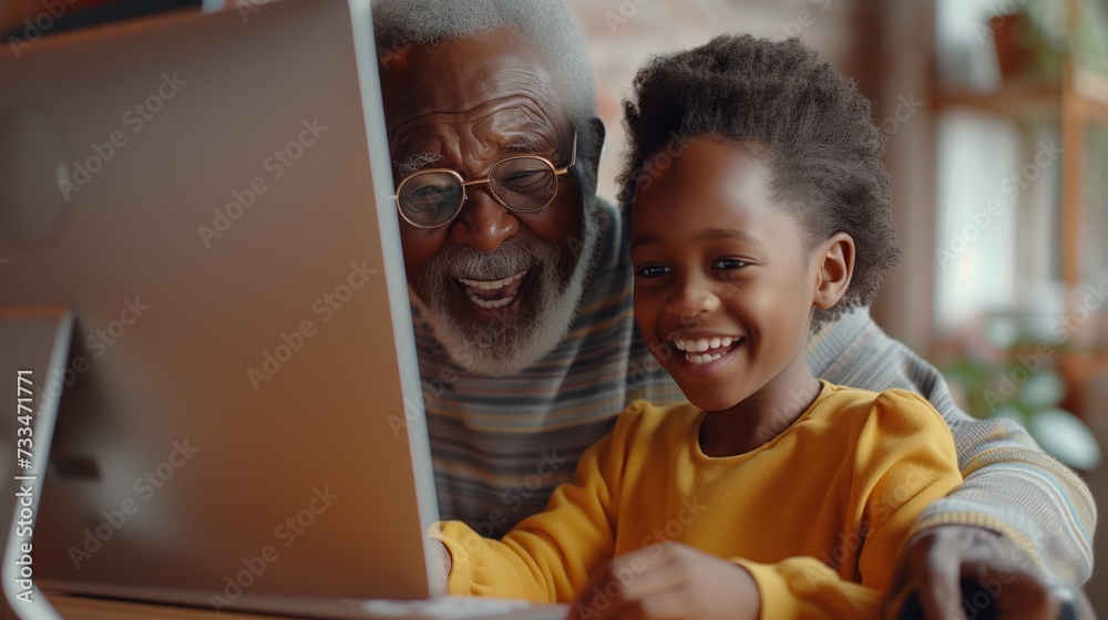 Generational tech bridge: grandparents joining their grandchildren in ...