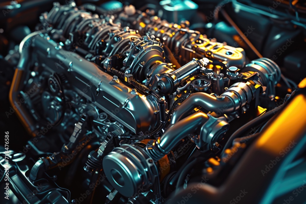 Engine unit for rising and flying cars. Stock Illustration | Adobe Stock