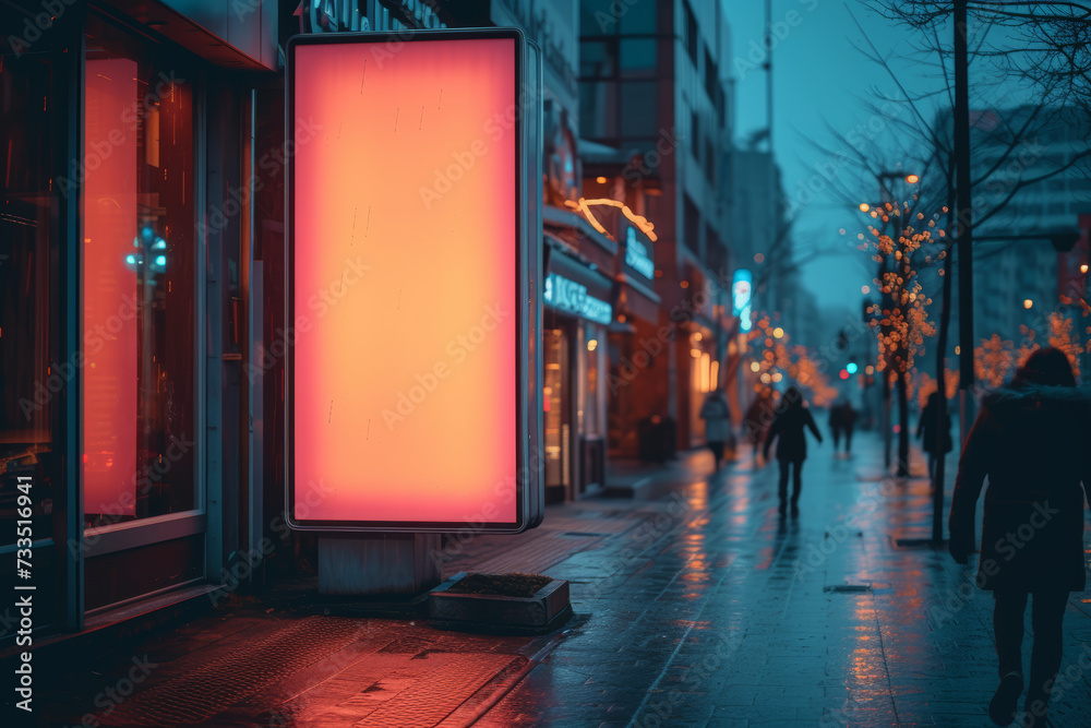 A set of outdoor signage mockups in various shapes and sizes, allowing ...