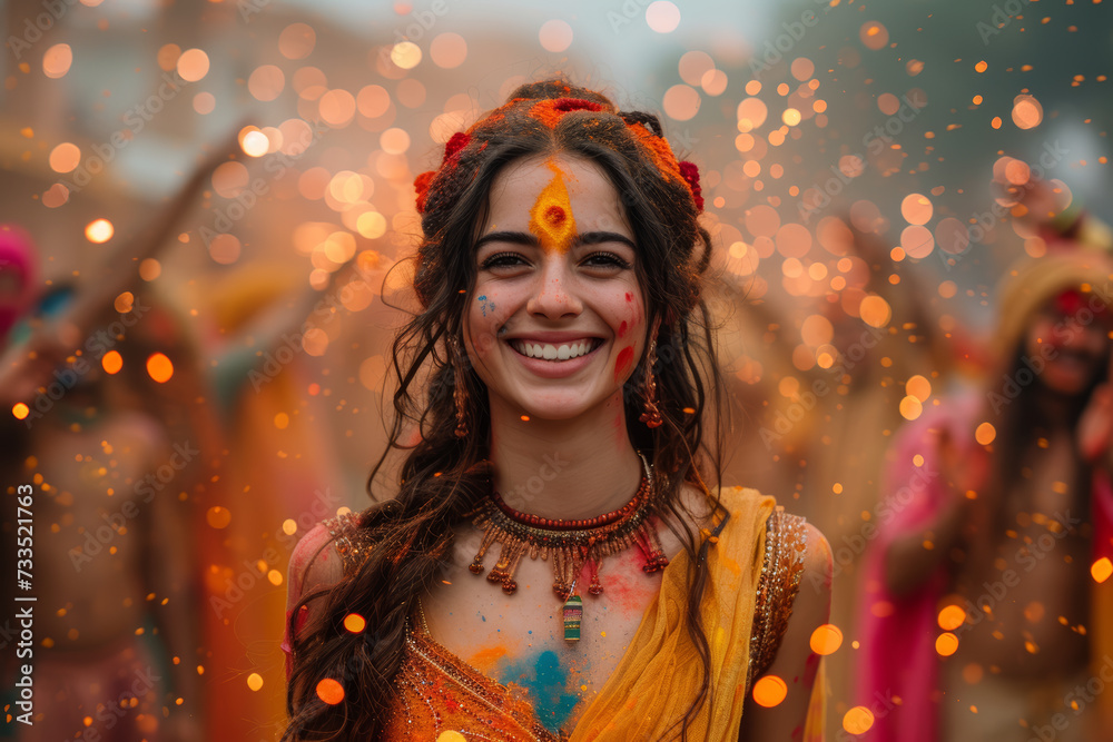 A Holi-themed photo exhibition featuring captivating images capturing ...