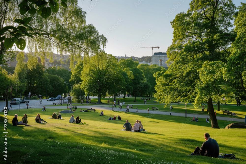 Oslo's lush parks and green spaces, a testament to urban sustainability ...