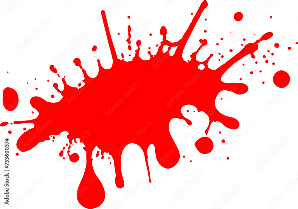 blood splatter graphic vector art Stock Vector | Adobe Stock