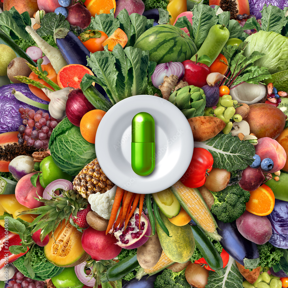 Natural Food Supplement as a multivitamin or Vitamin nutrition and ...