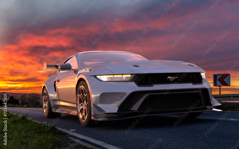 Ford Mustang GTD 2025-Street-legal, track-ready supercar Stock Photo ...