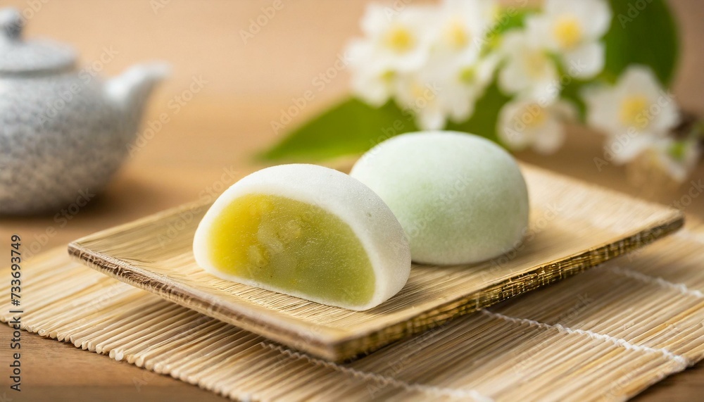 Japanese Mochi - Rice Cake or Mochigome Confectionary - Traditional ...