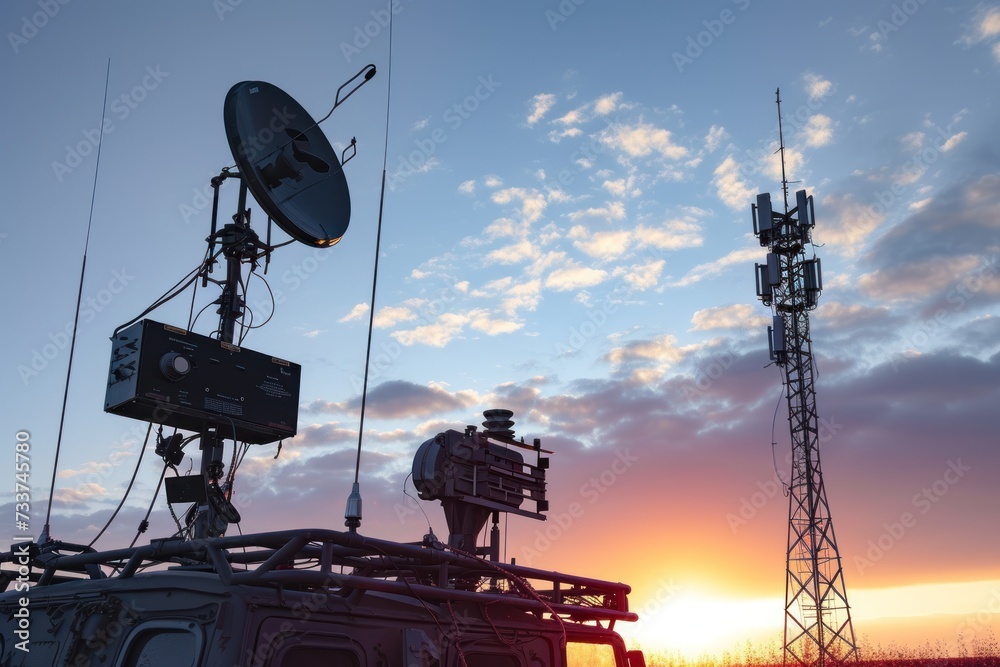 Radar for warning of the appearance of a target and the detection and ...