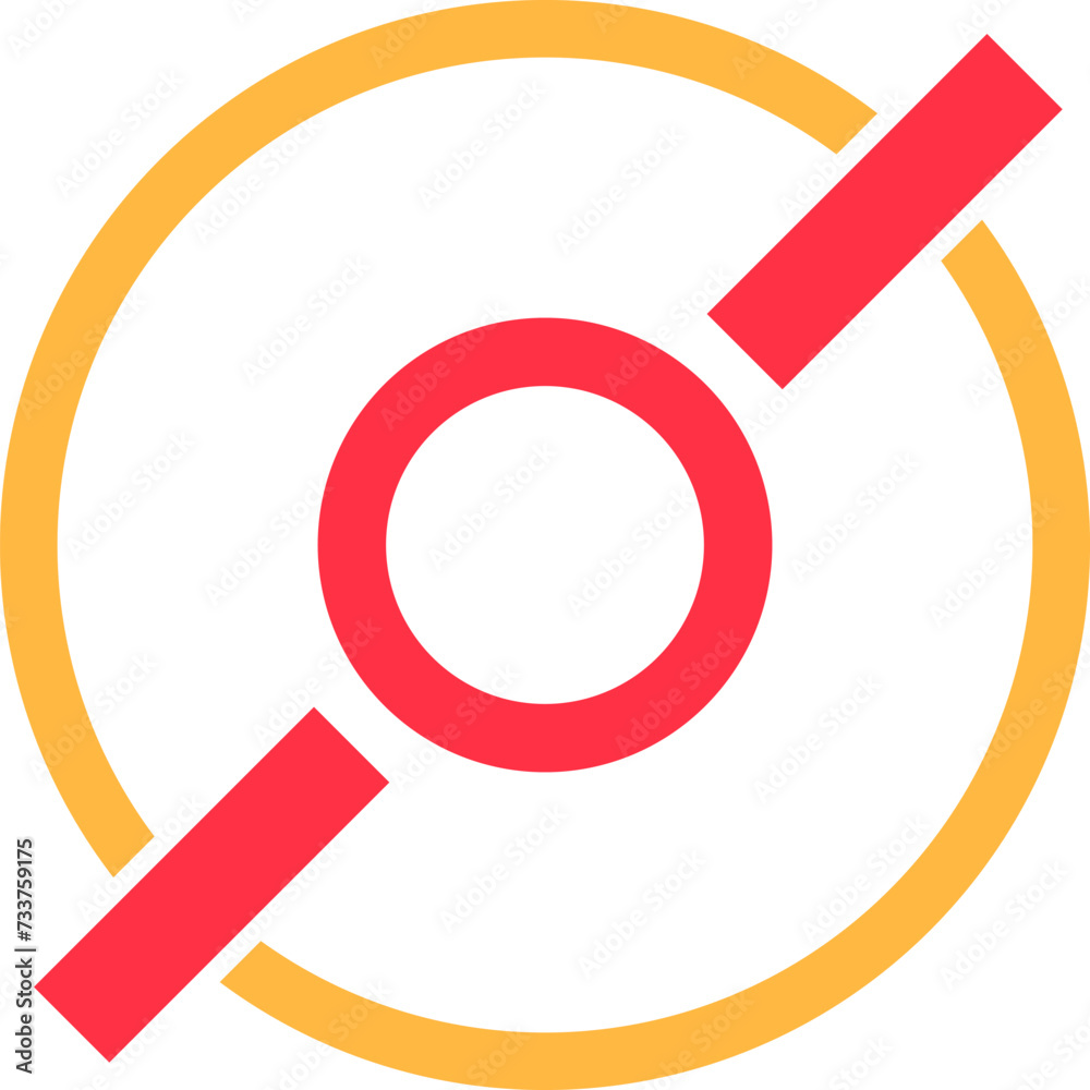 Switch Power icon. Definitive snap of analog switch, abstract techno ...