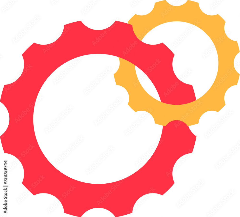 Gear cooperation and connection. Unity and team collaborative, abstract ...