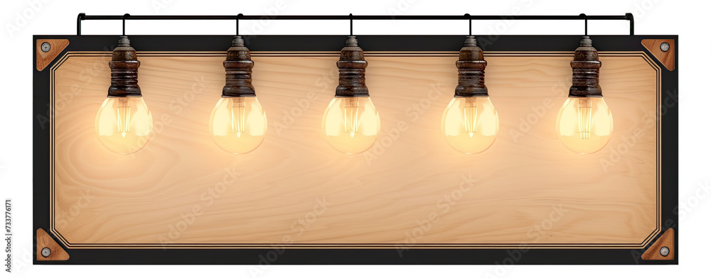 A blank marquee sign bordered by vibrant red carnival lights, a ready ...