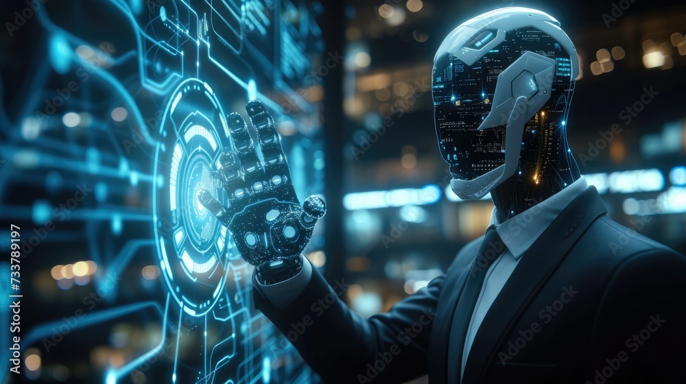 Science and artificial intelligence technology, innovation and futuristic, Artificial ...