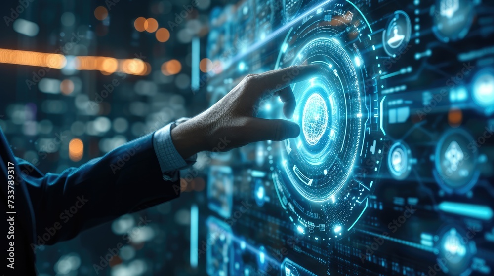 Science and artificial intelligence technology, innovation and futuristic, Artificial ...