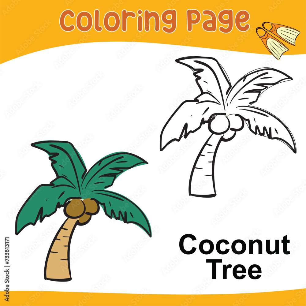 Coloring worksheet page. Coloring activity for children. Fun activity ...