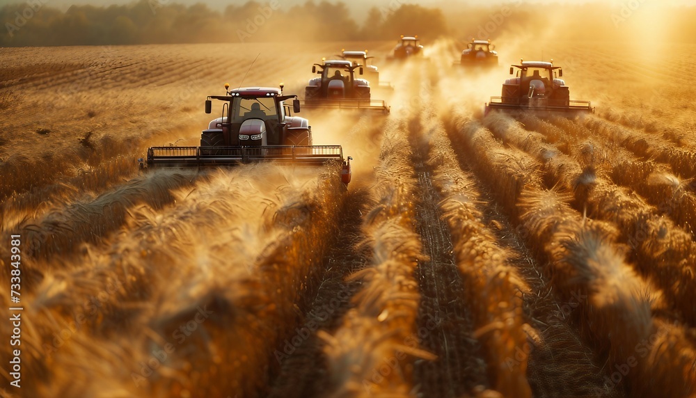Automated Crop Harvesting, Illustrate automated crop harvesting in ...