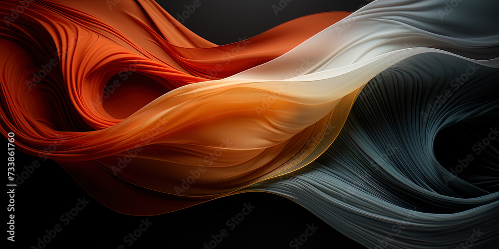 Abstract art in a photo where light and dark shades form contrasting ...