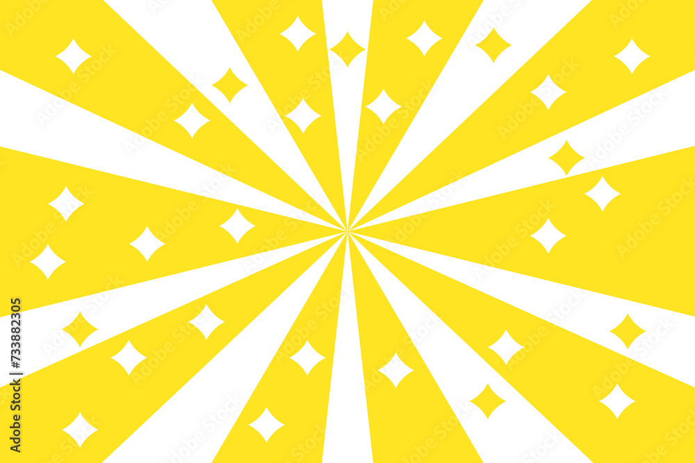Background icon for sign. Flat, yellow, star background, background for ...