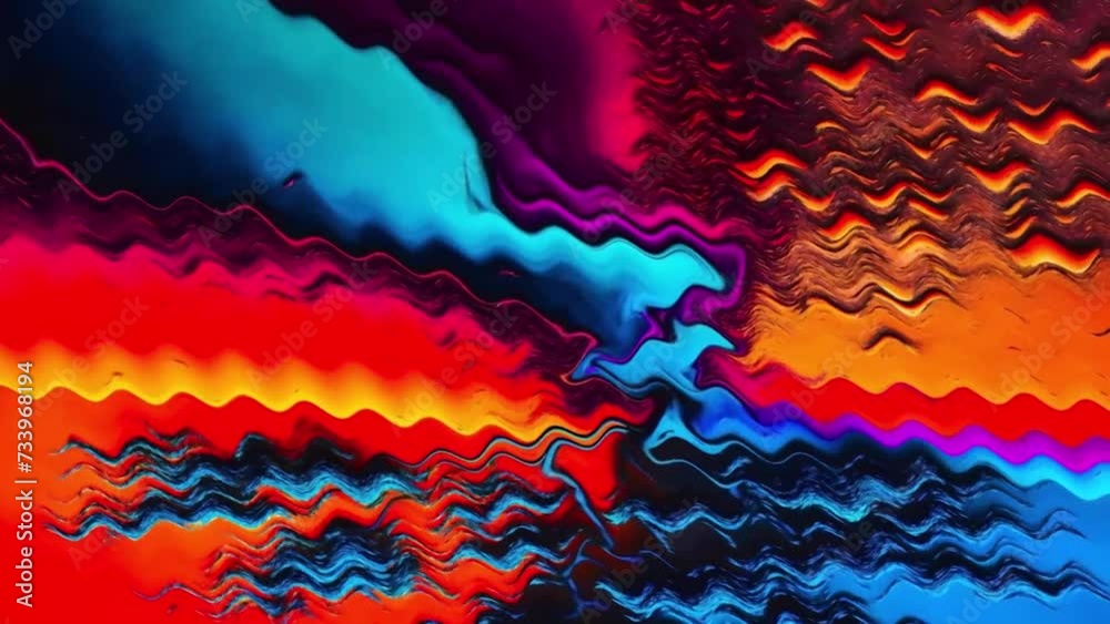 Vidéo Stock fire flame grunge heat map illustration red texture burn ...